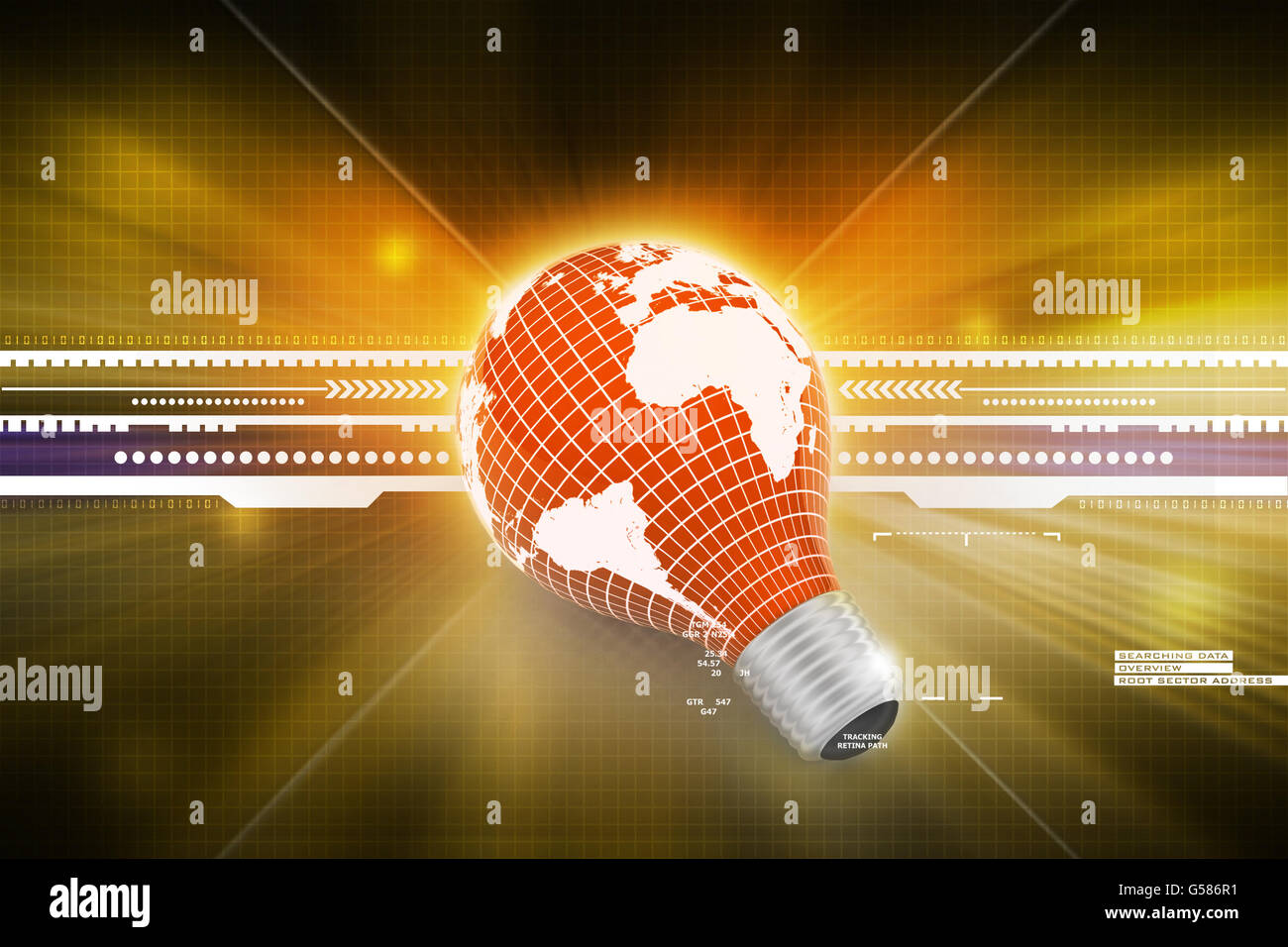 Electric world map hi-res stock photography and images - Alamy