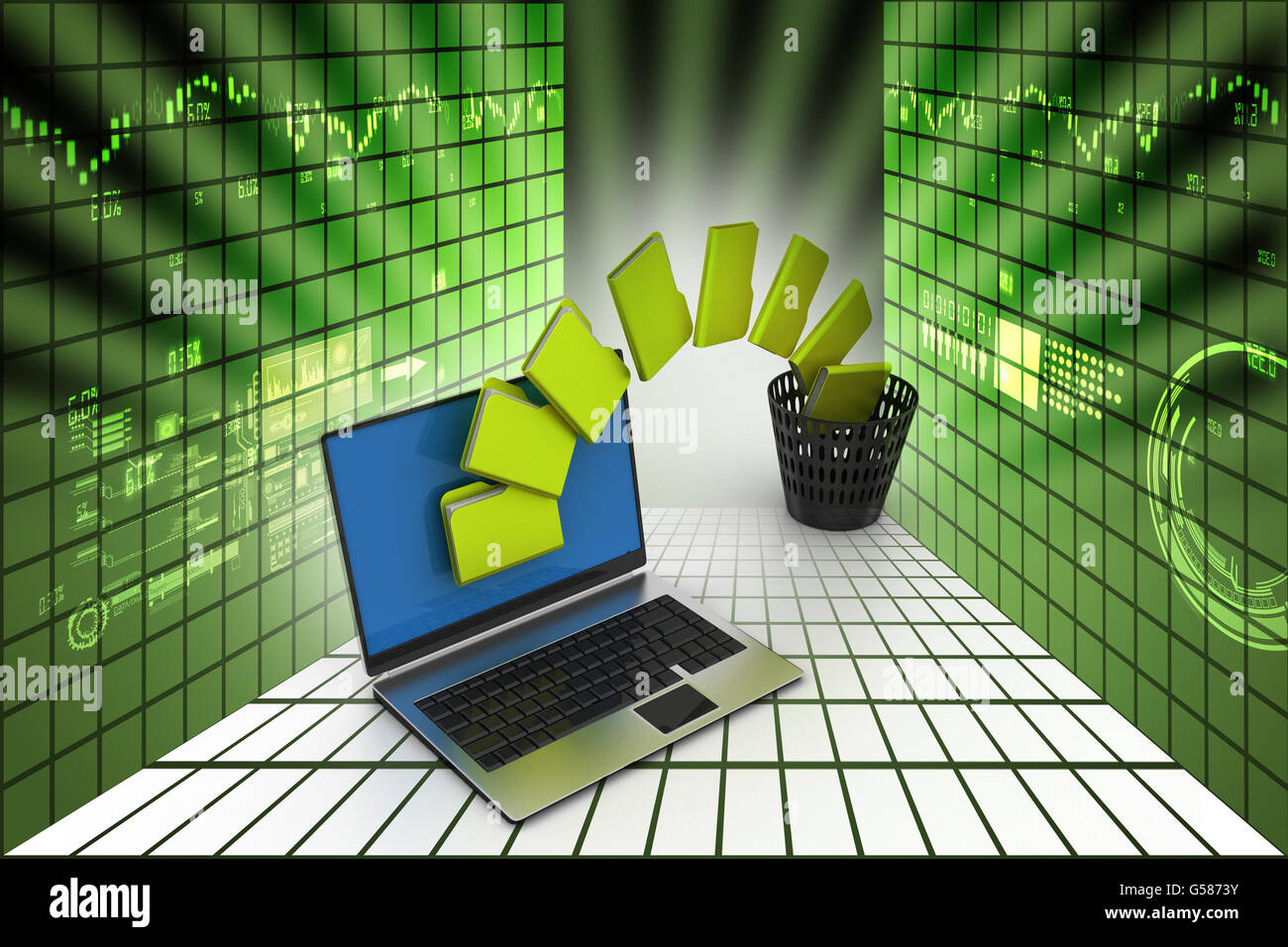 File folder transfer Stock Photo - Alamy