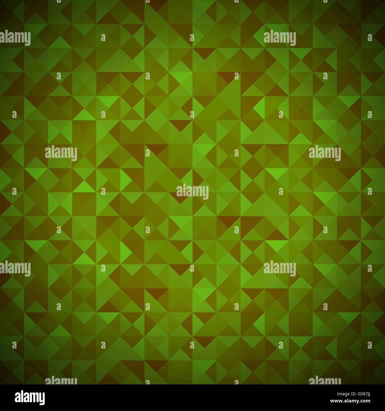 Green Background with Geometric Shapes, Triangles Stock Vector Image ...