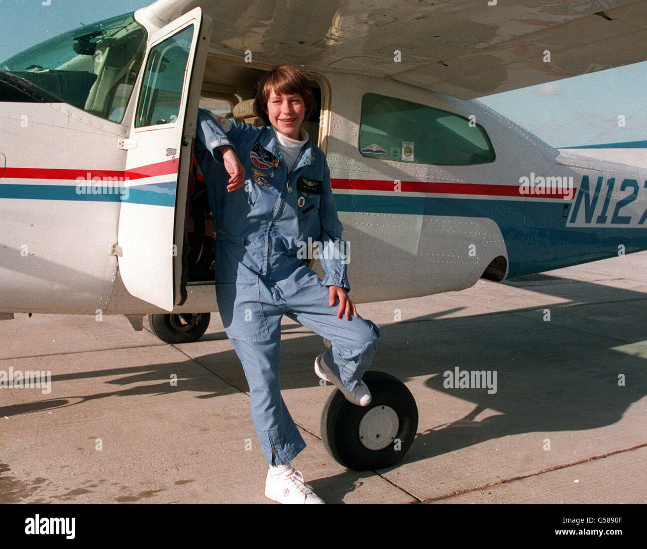 Van Meter flying record Stock Photo - Alamy