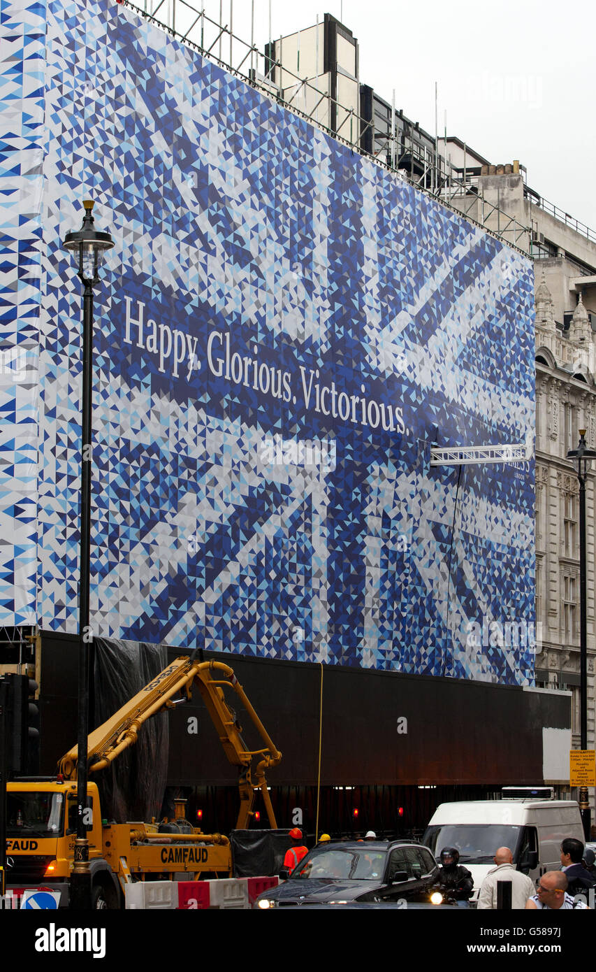 St James's Gate in Piccadilly London, which revealed its celebratory ...