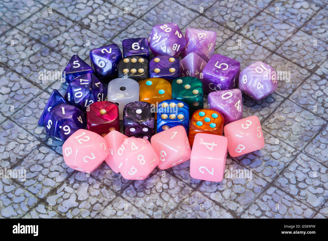 D4 dice hi-res stock photography and images - Alamy
