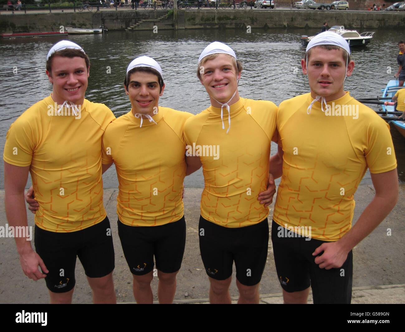(Left - right) Xavier Small, 18, Jonno Katahanas, 18, Justin Somerset ...