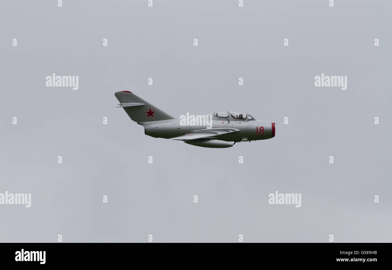 Polish built MiG with Red 18 paintwork to represent Russian-Soviet ...