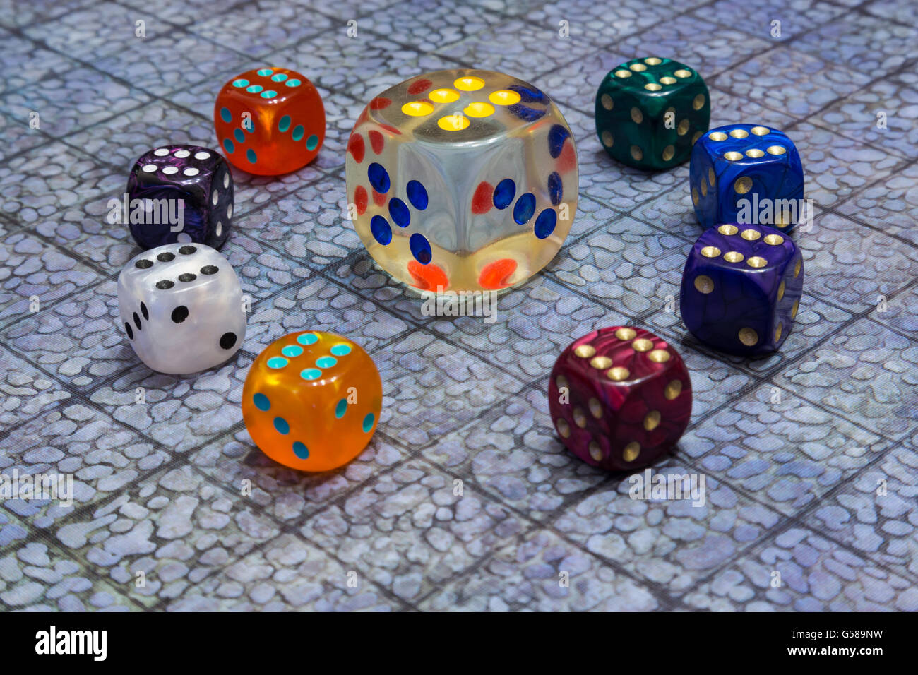 Blurred dice hi-res stock photography and images - Alamy