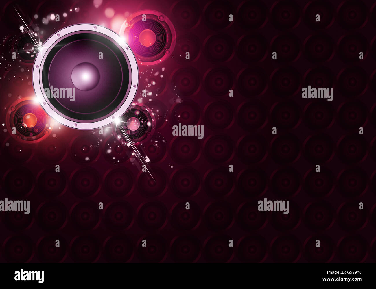 party music abstract background for flyers and posters Stock Photo - Alamy