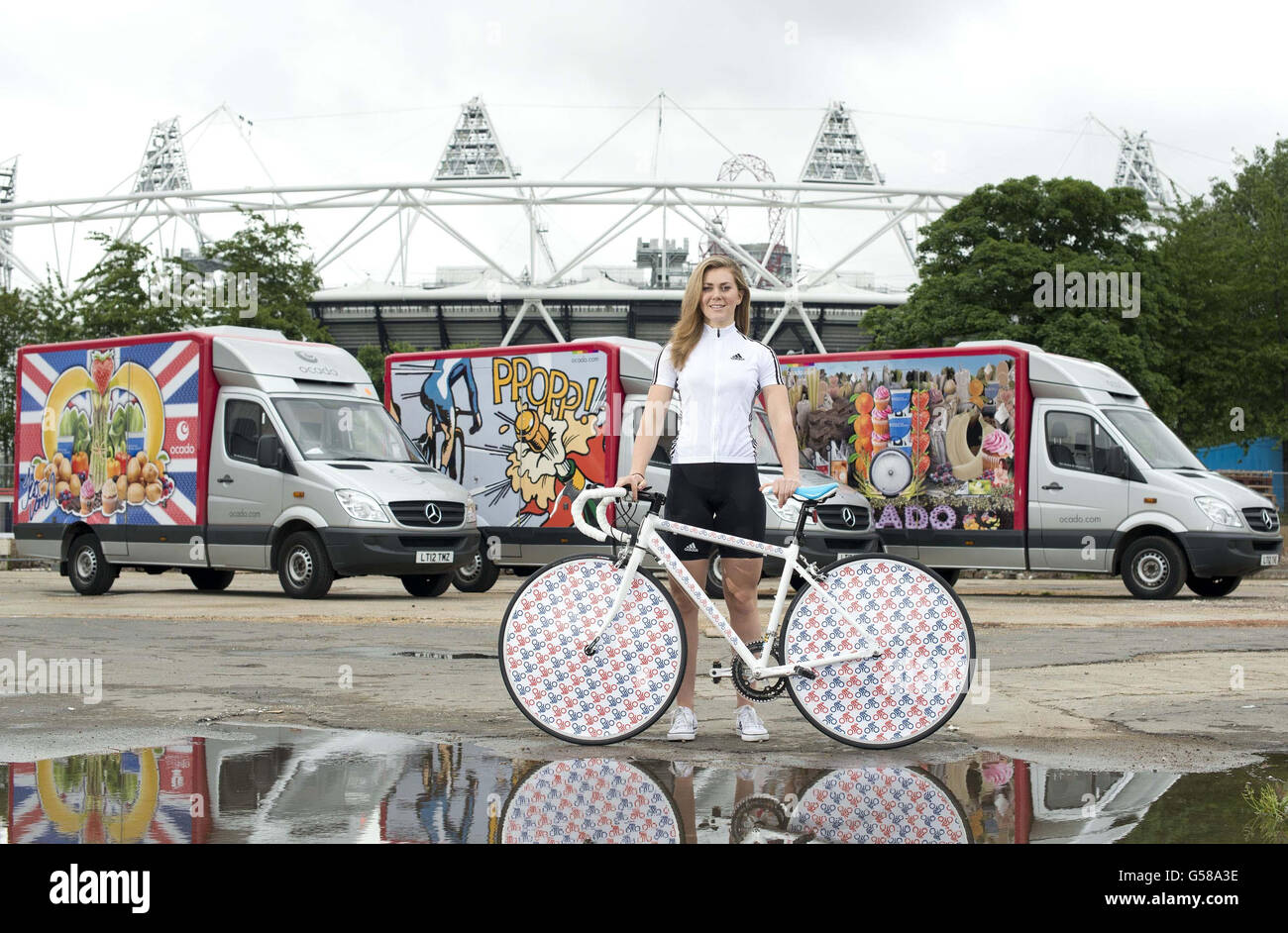Ocado livery designs Stock Photo - Alamy