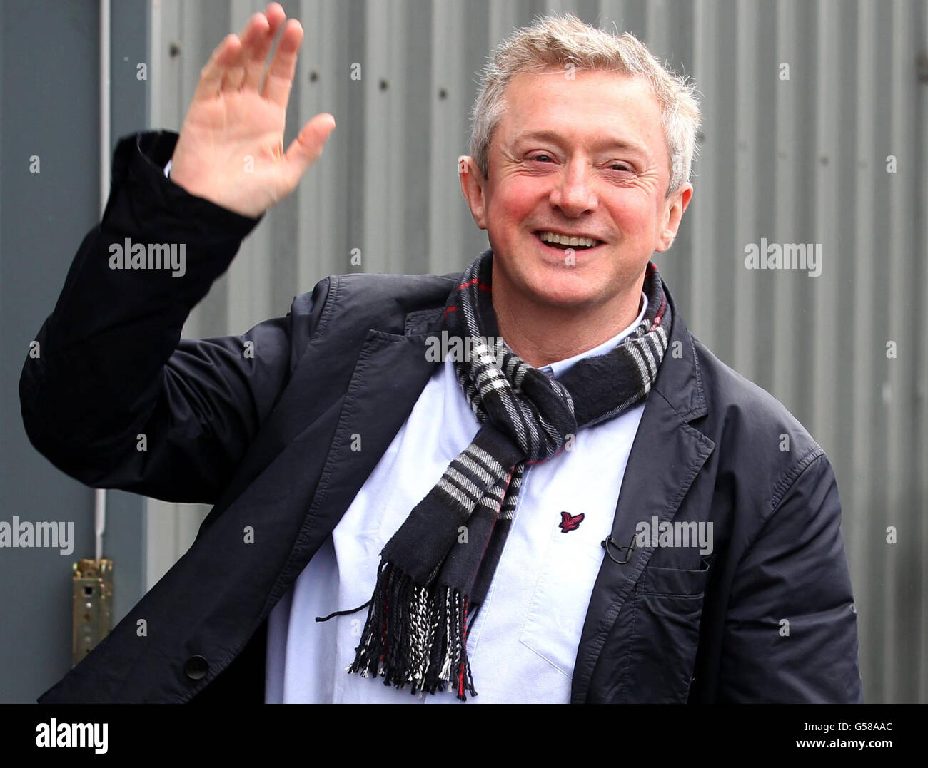 X Factor auditions - Glasgow. X factor judge Louis Walsh arrives at the ...