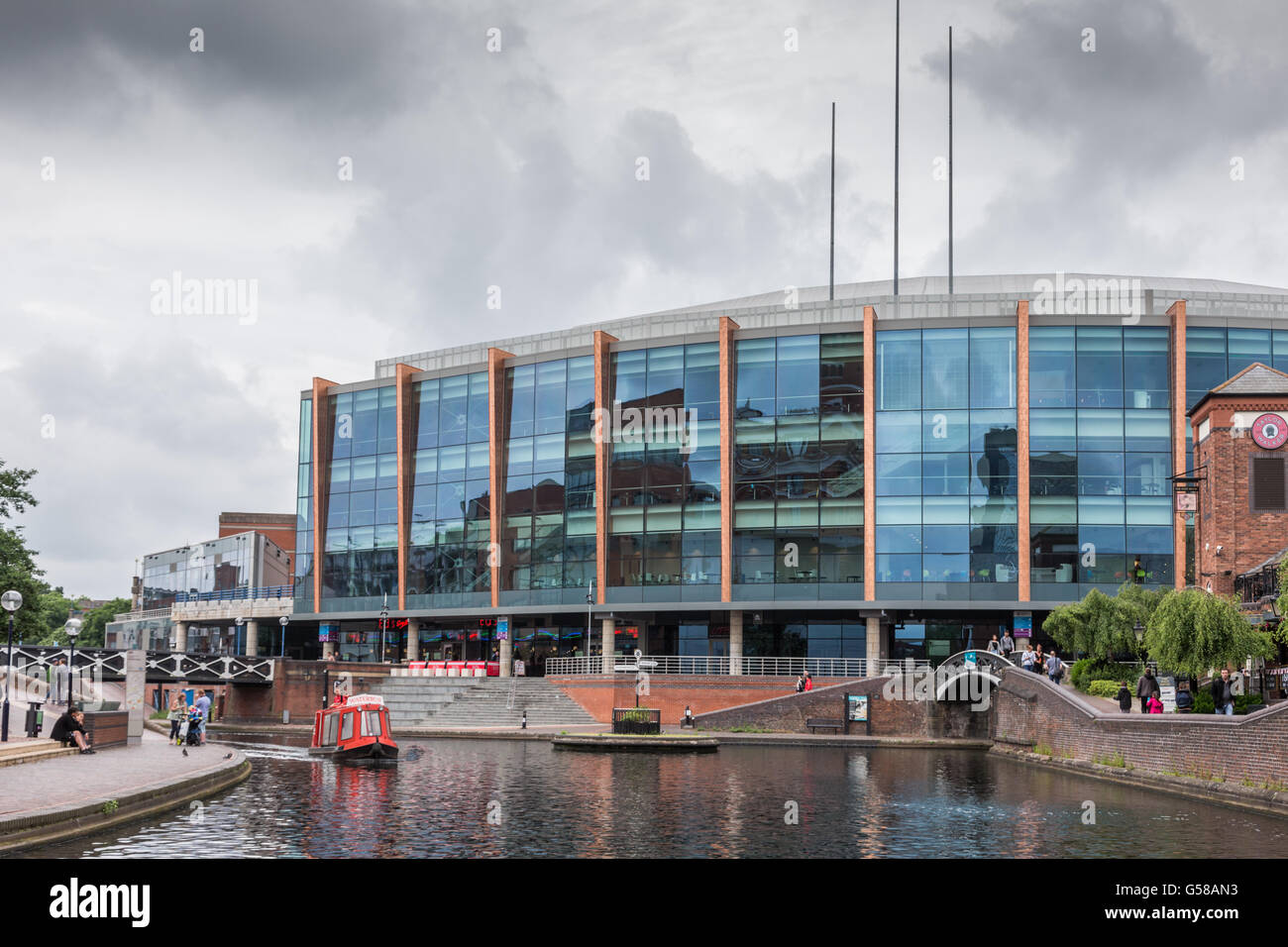 At The Birmingham Indoor National Arena High Resolution Stock ...