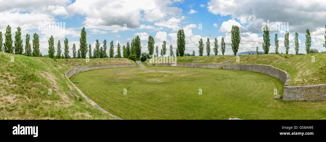 the rebuild roman city of carnuntum near vienna, austria Stock Photo ...
