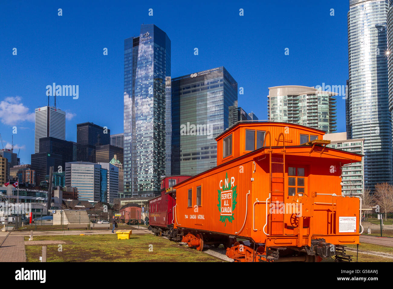 Canadian Railway Museum ,Roundhouse Park Toronto Stock Photo - Alamy