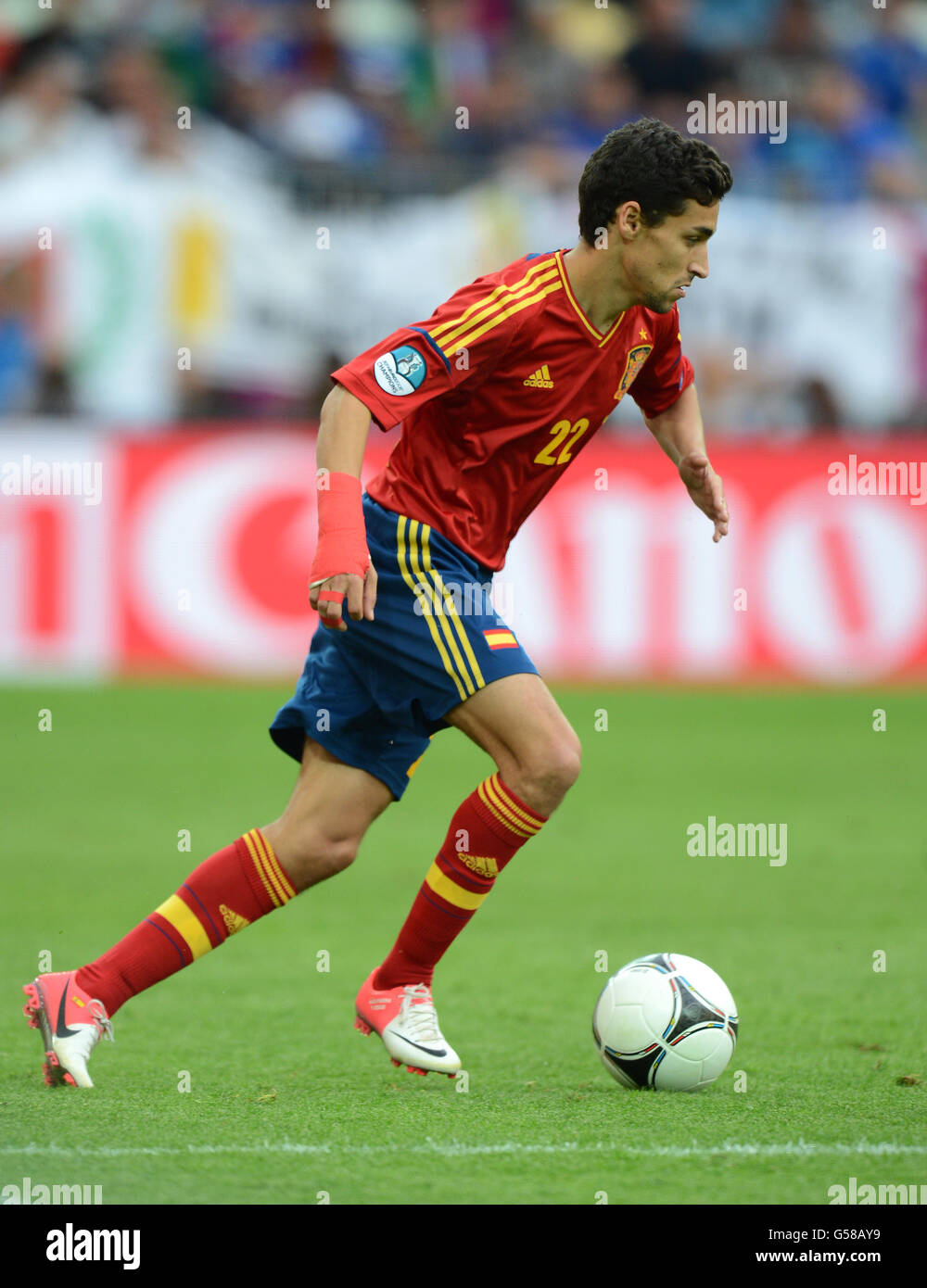 Jesus navas spain euro 2012 hi-res stock photography and images - Alamy