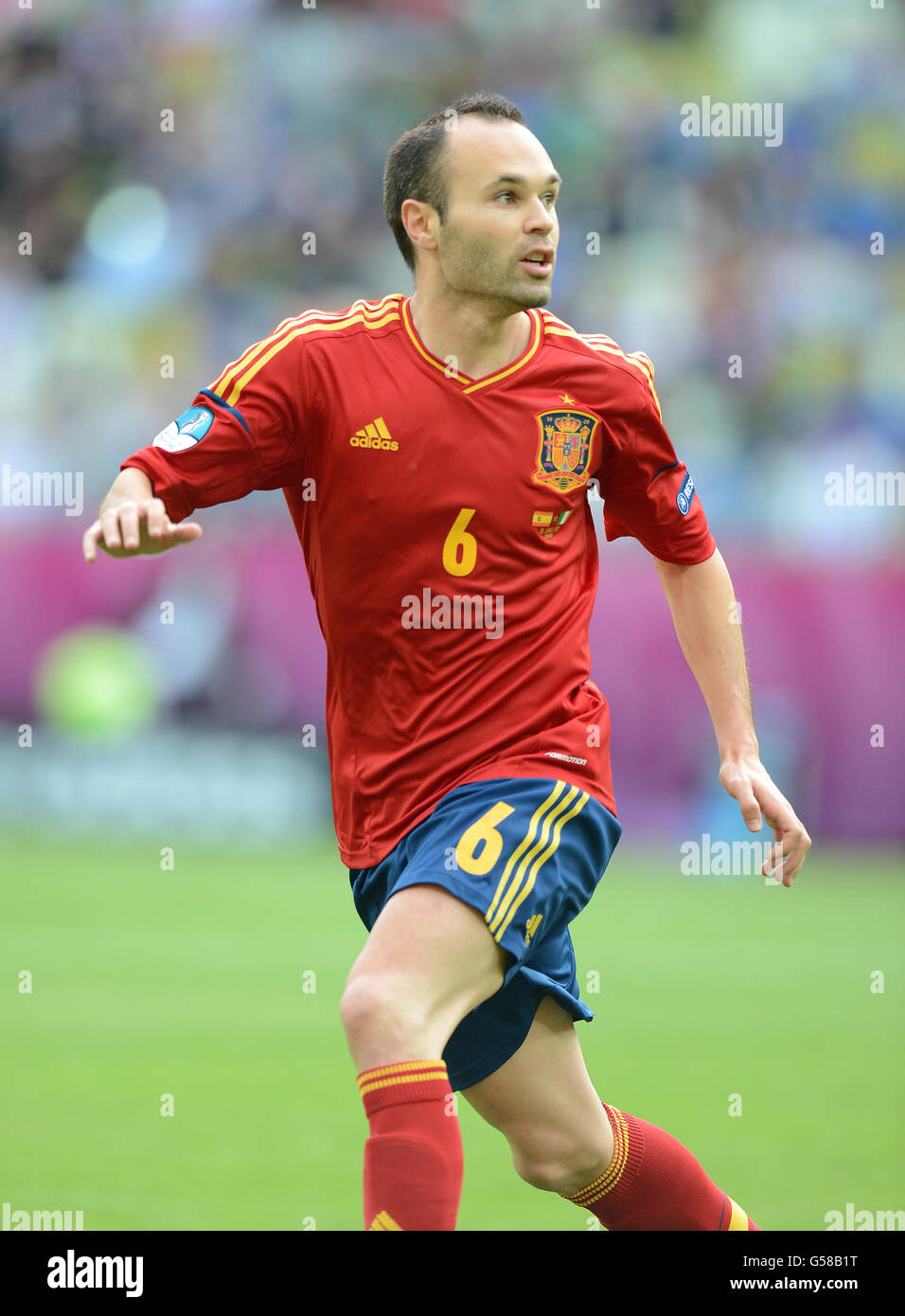 Uefa euro 2012 iniesta hi-res stock photography and images - Alamy