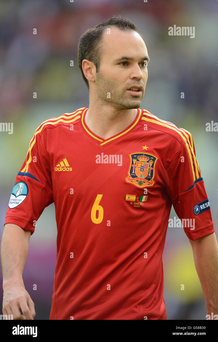 Uefa euro 2012 iniesta hi-res stock photography and images - Alamy