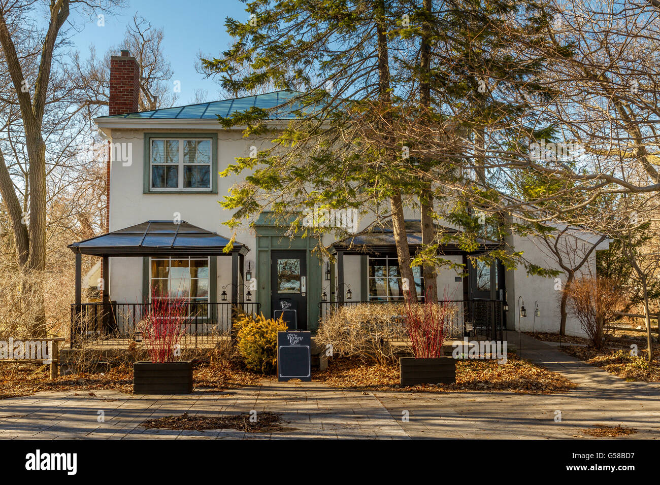A rustic house on Centre Island, one of a of a small group of Islands ...