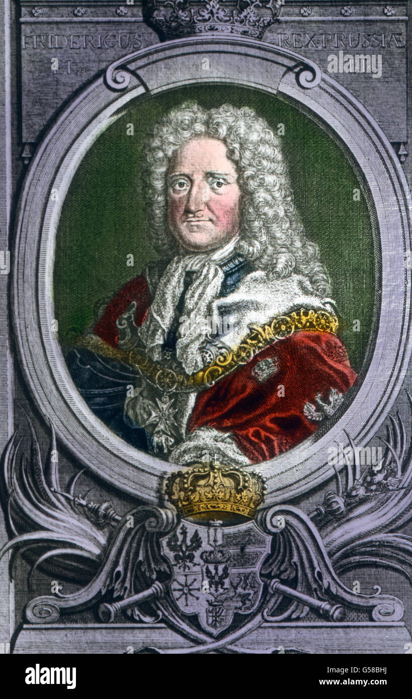 König Friedrich I. Germany, Prussia, monarchy, king, royalty, nobility ...