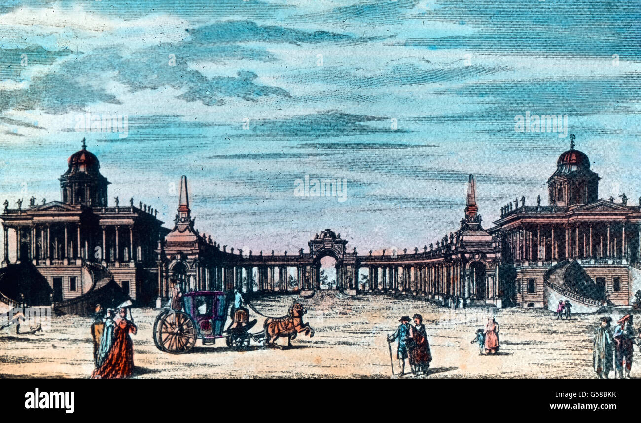 Die Kommuns im neuen Palais von Sanssouci in Potsdam bei Berlin ...