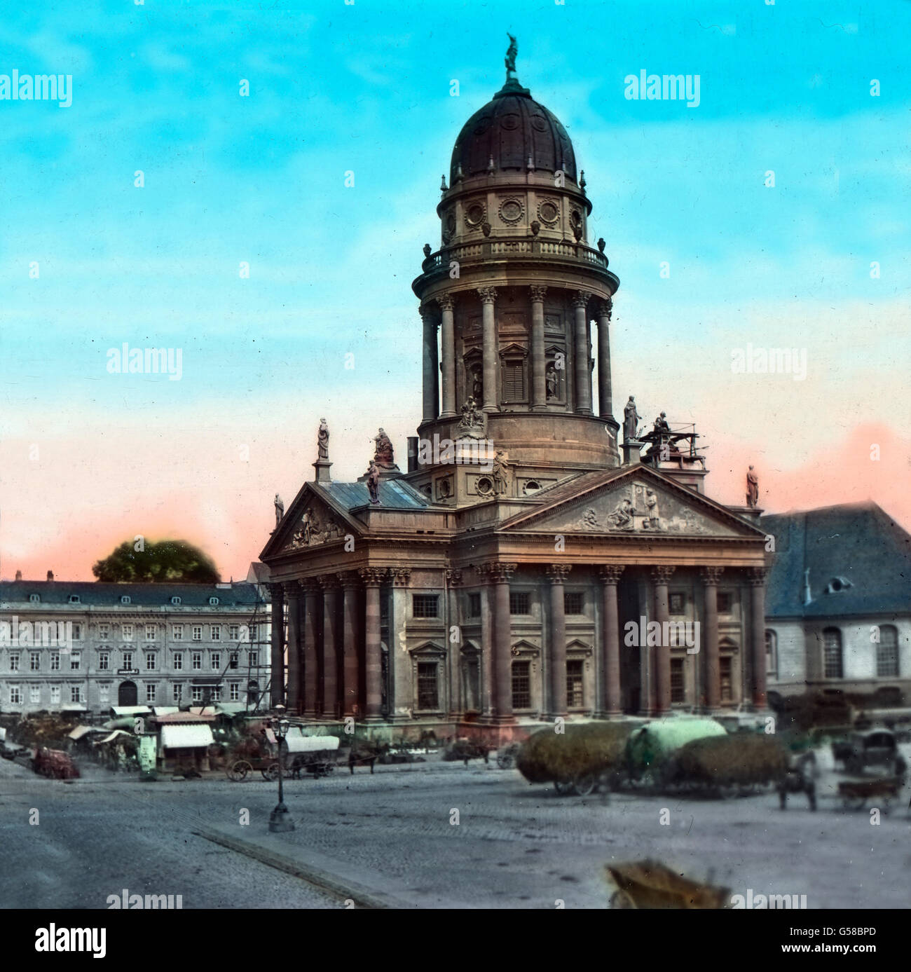 Die Französische Kirche in Berlin. Germany, Prussia, monarchy, king ...