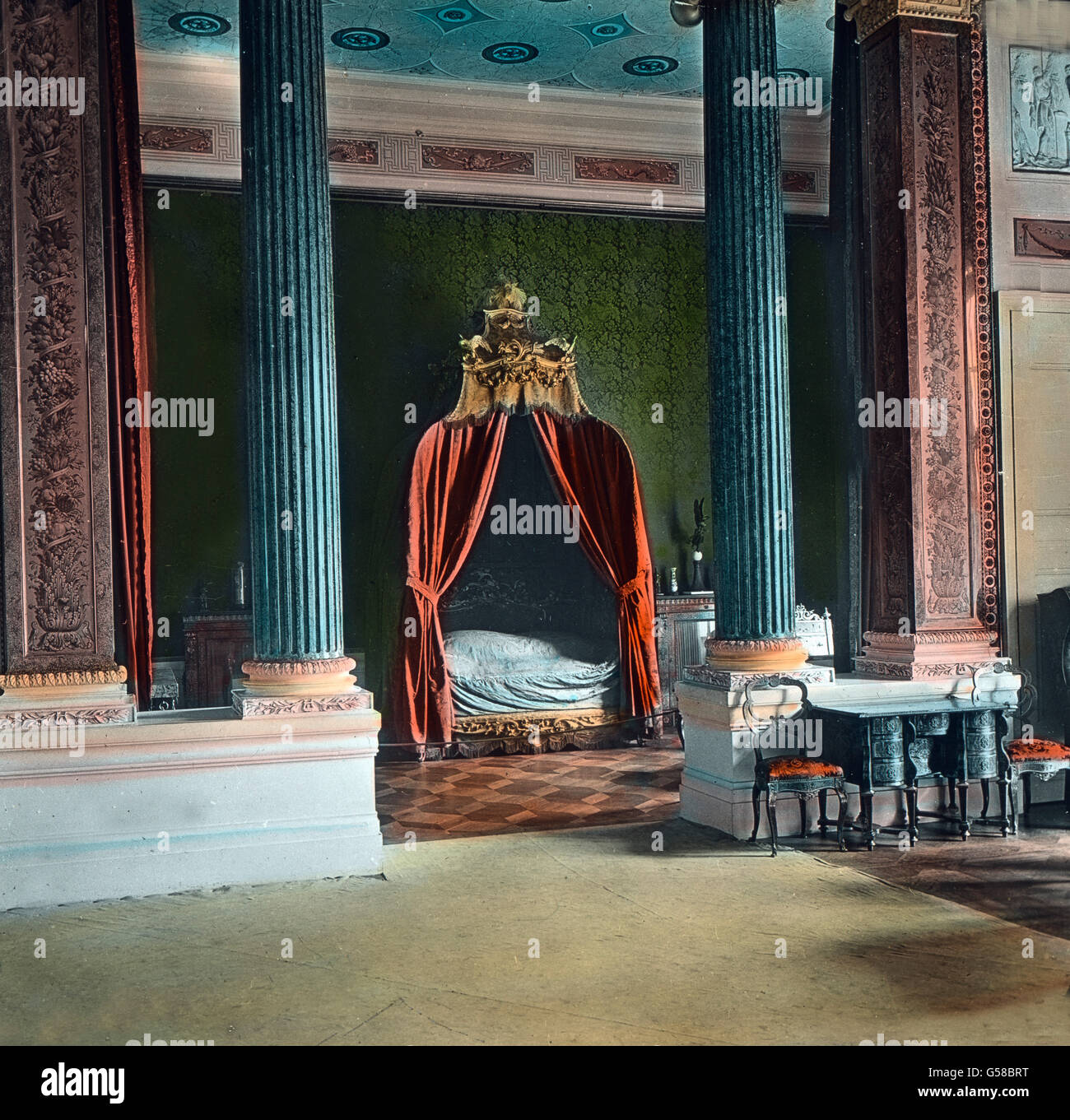 Ein Zimmer König Friedrichs des Großen. Germany, Prussia, monarchy ...