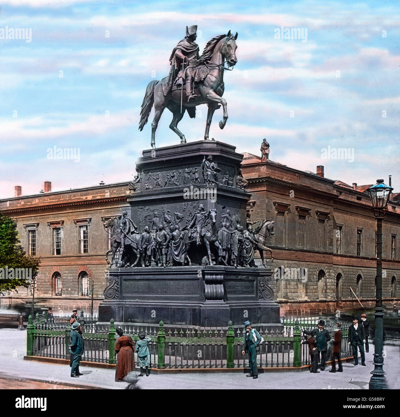 Das Denkmal für König Friedrich II. in Berlin. Germany, Prussia ...