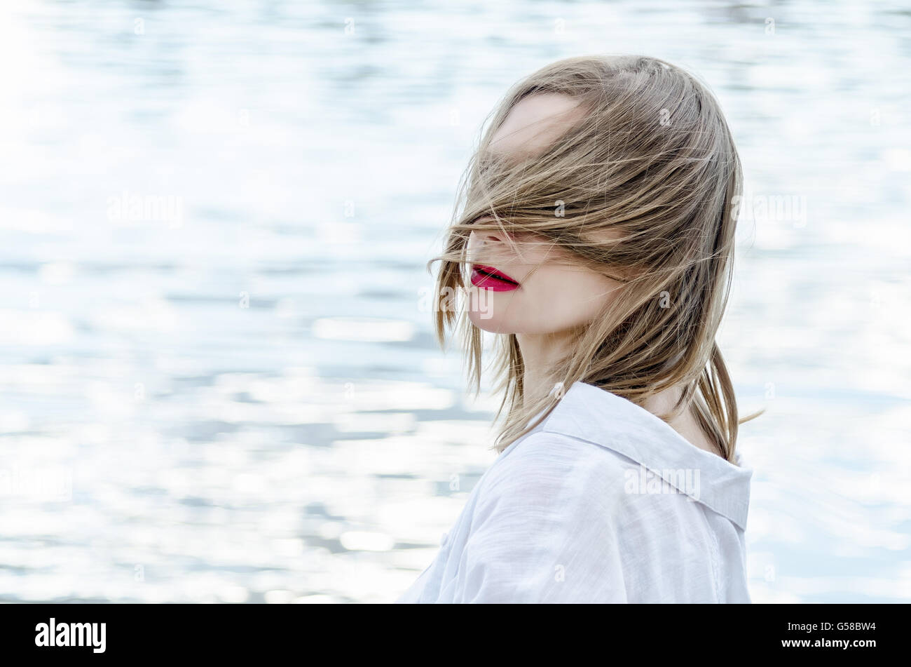 Girl calm hi-res stock photography and images - Alamy