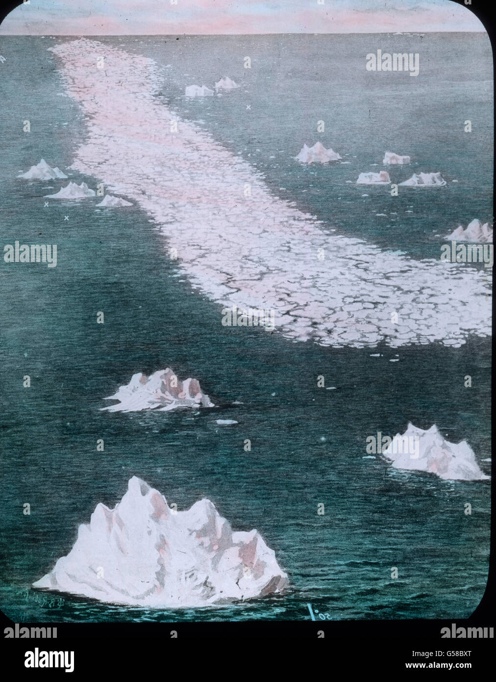 Eisfeld voraus! Im Nordatlantik droht der RMS Titanic die Kollision mit ...