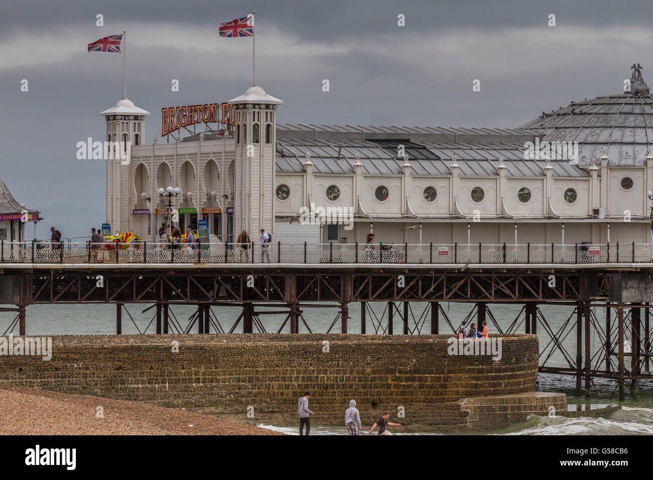 Brighton Palace Pier a Grade 11 listed pleasure pier located on the ...