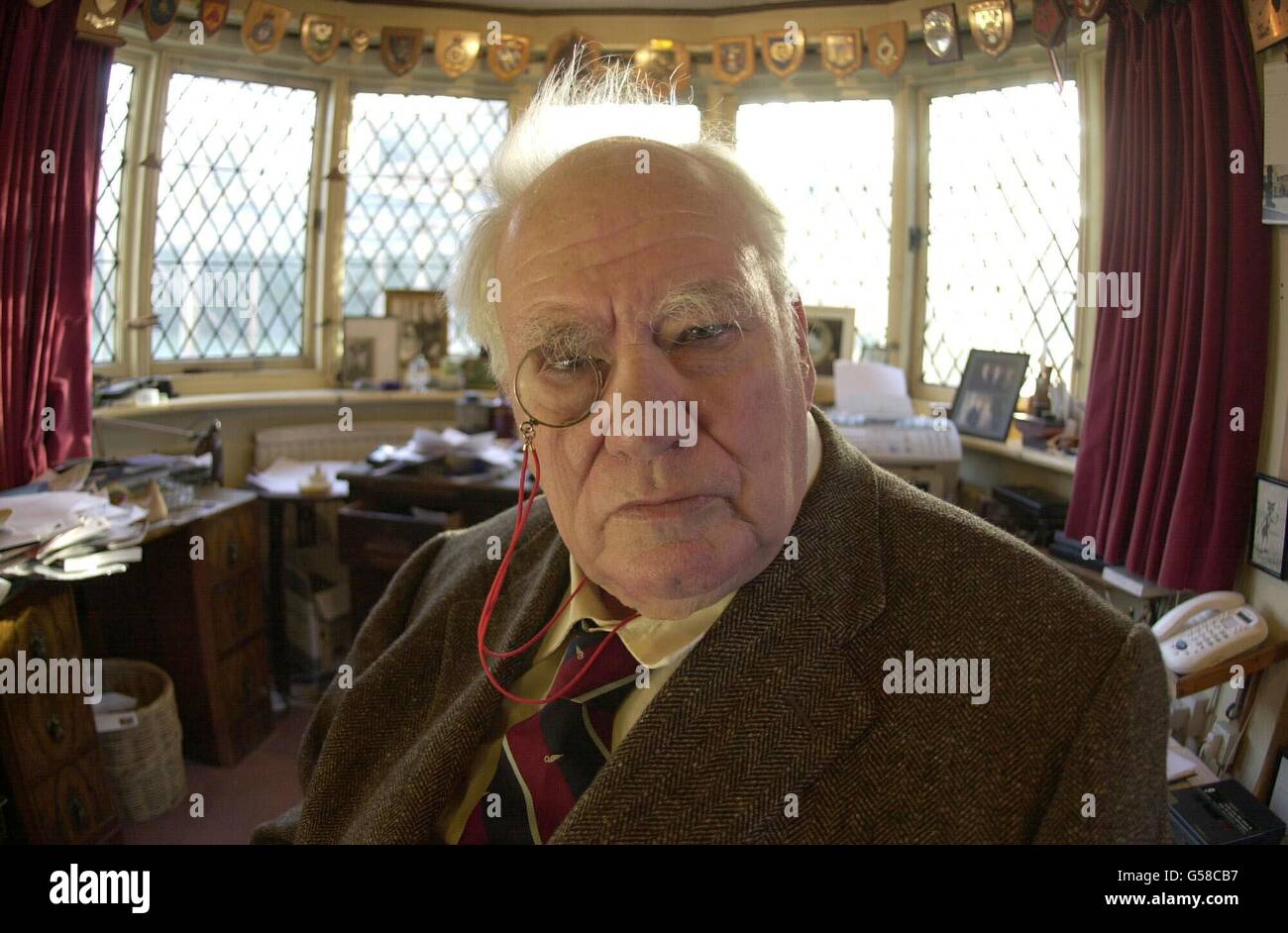 Honours Sir Patrick Moore Stock Photo - Alamy