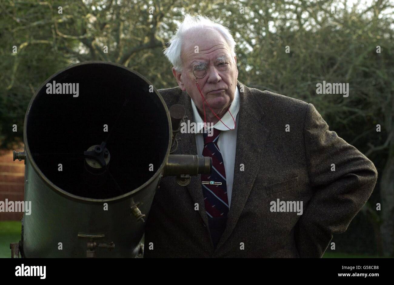 Honours Sir Patrick Moore Stock Photo - Alamy