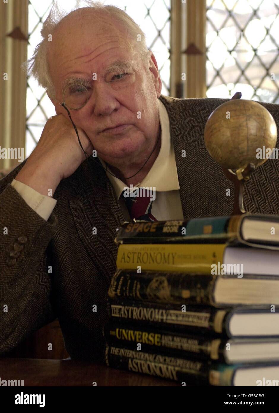 Honours Sir Patrick Moore Stock Photo - Alamy