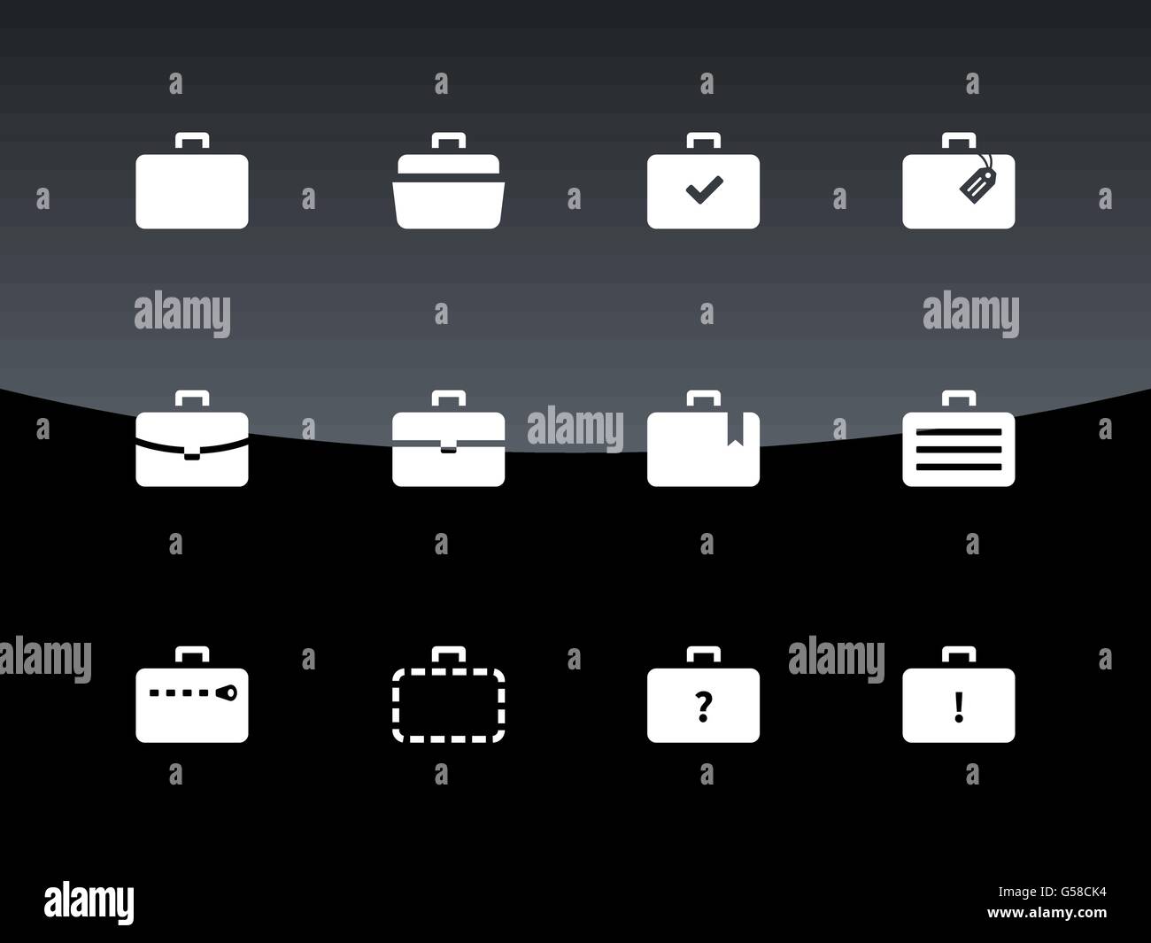 Open metal luggage Stock Vector Images - Alamy