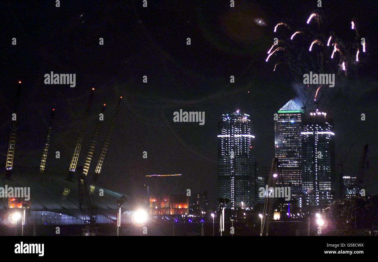 Millennium dome fireworks hi-res stock photography and images - Alamy