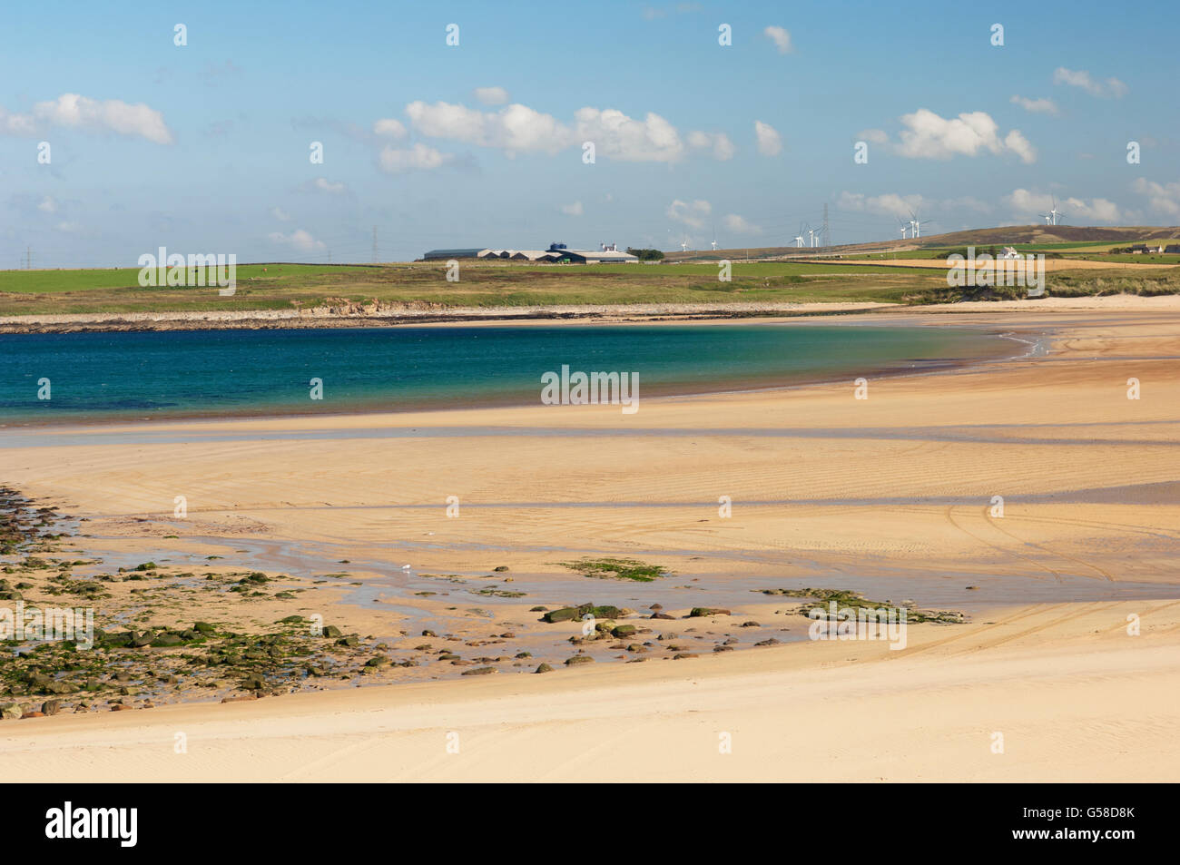 Sandside Bay near the village of Reay in Caithness, Scotland Stock ...