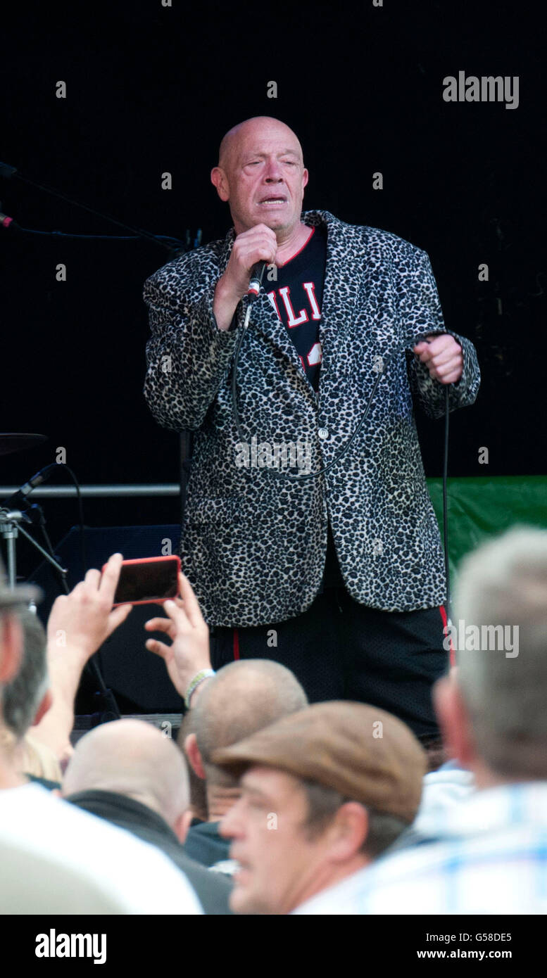 Buster Bloodvessel and Bad Manners performing at the Bristol Volswagen ...