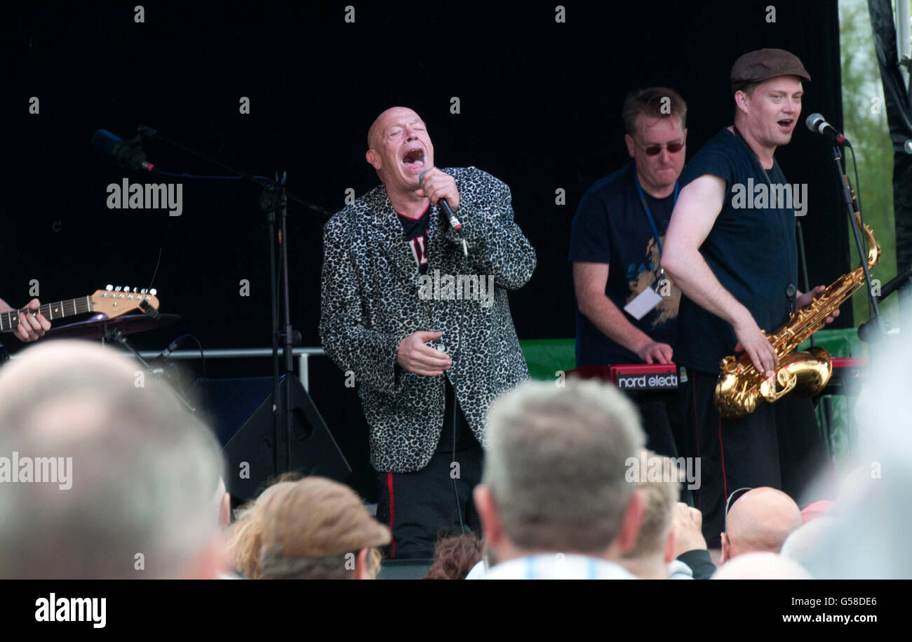 Buster Bloodvessel and Bad Manners performing at the Bristol Volswagen ...