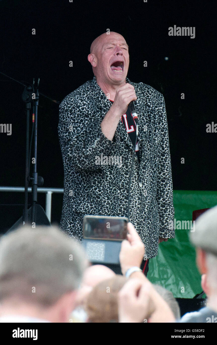 Buster Bloodvessel and Bad Manners performing at the Bristol Volswagen ...