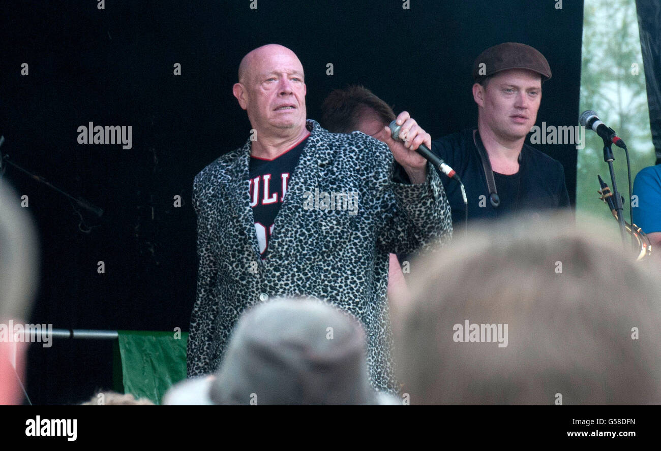 Buster Bloodvessel and Bad Manners performing at the Bristol Volswagen ...