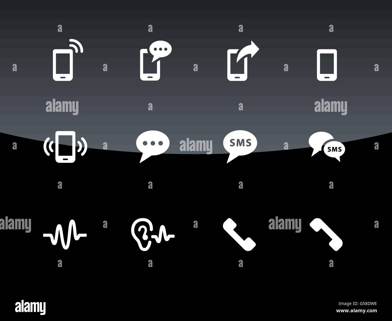 Dialog box on phone hi-res stock photography and images - Alamy