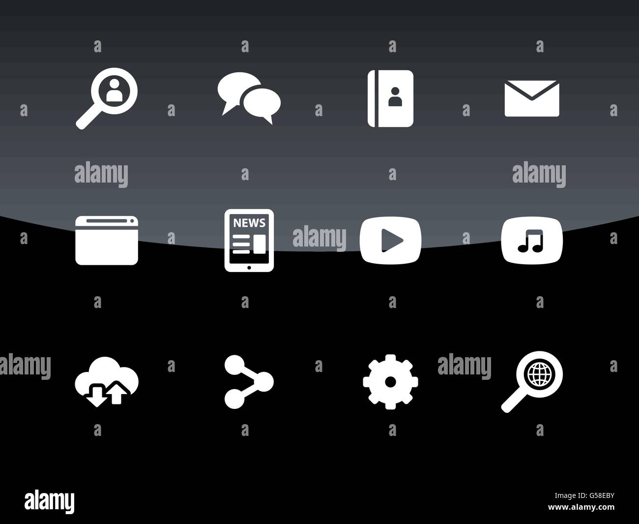 News gathering Stock Vector Images - Alamy