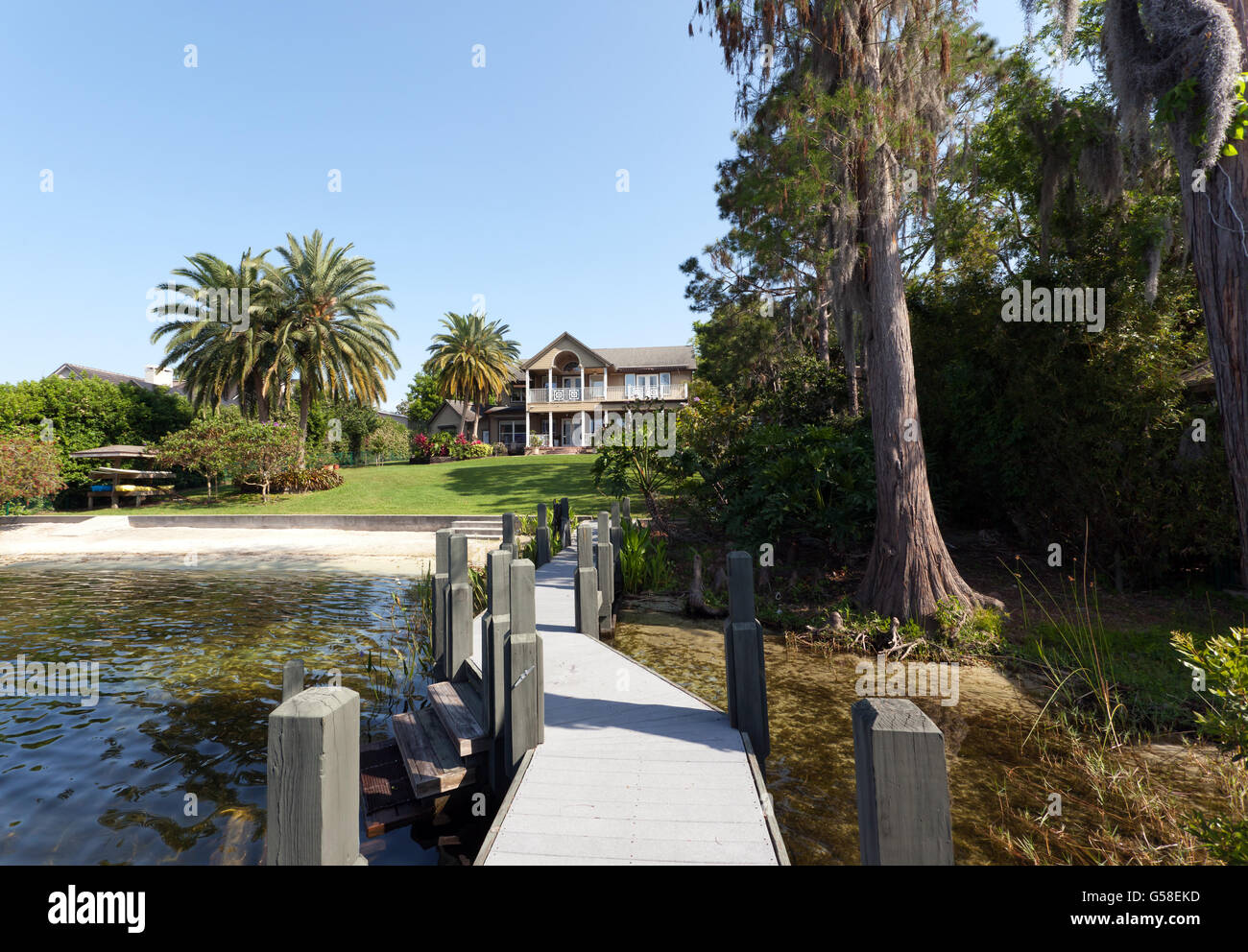 Private jetty hi-res stock photography and images - Alamy