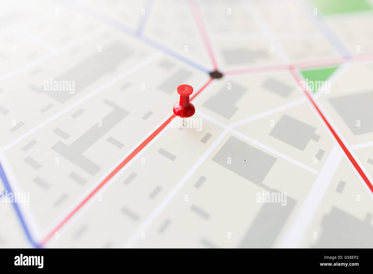 Close up of map hi-res stock photography and images - Alamy