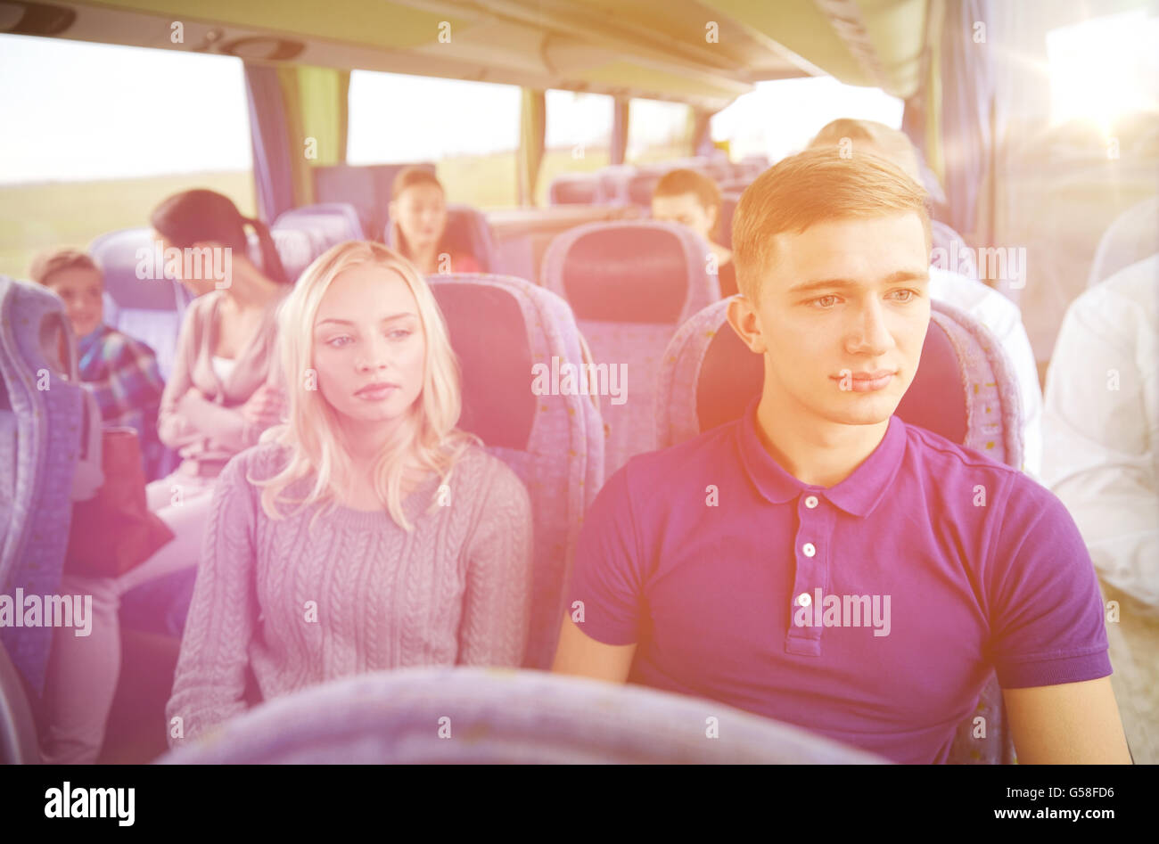 Passengers in the bus hi-res stock photography and images - Alamy