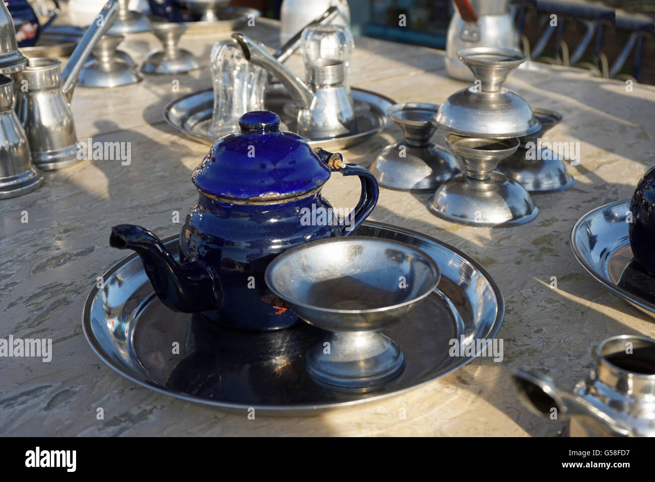 water pipe for tasteful smoking in arabian way Stock Photo - Alamy