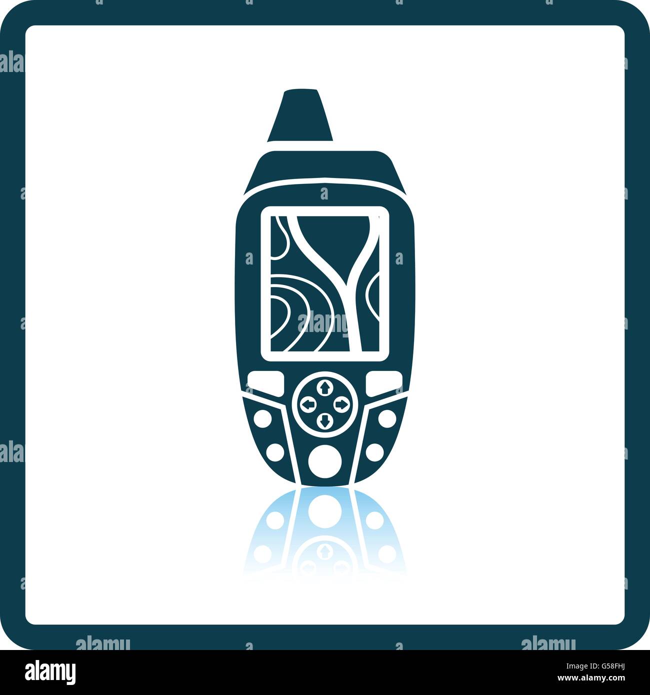 Hand gps tracking device forest hi-res stock photography and images - Alamy