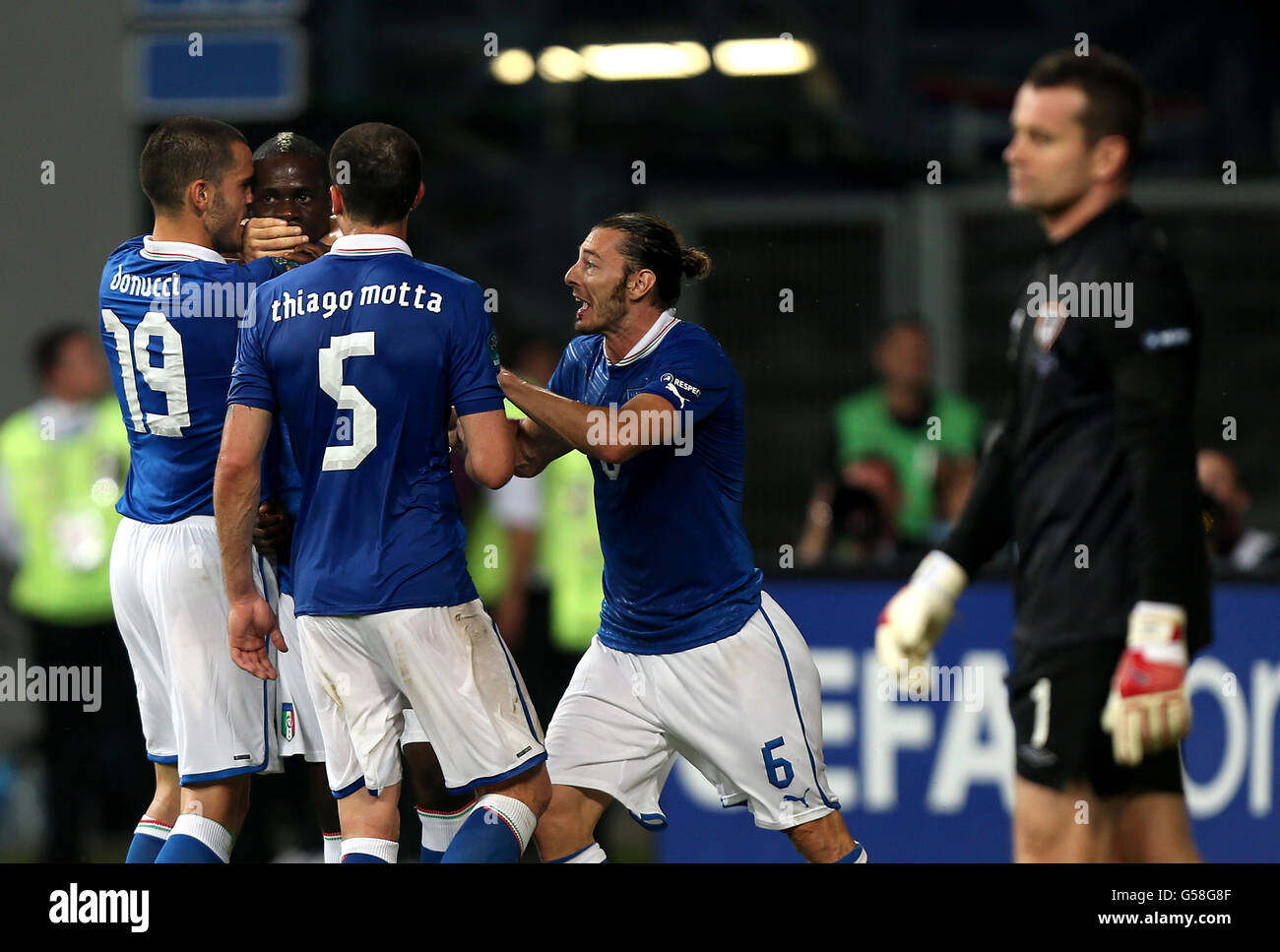 Bonucci italy goal hi-res stock photography and images - Alamy