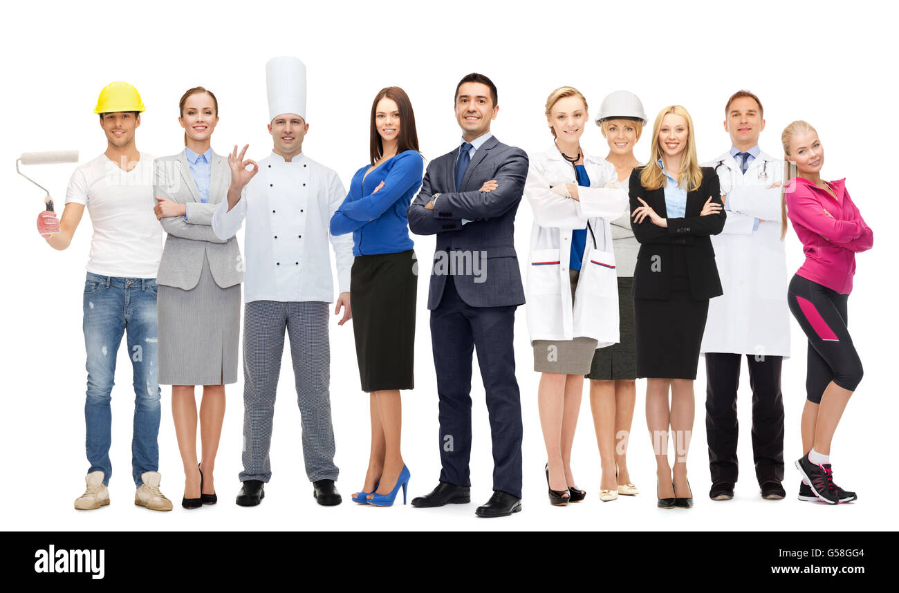 Group people different professions isolated Cut Out Stock Images ...