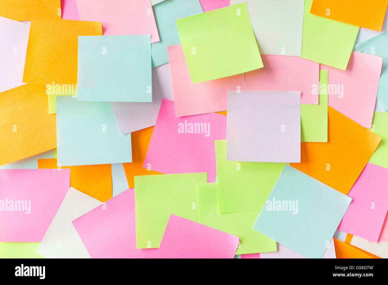 Colorful paper stickers hi-res stock photography and images - Alamy