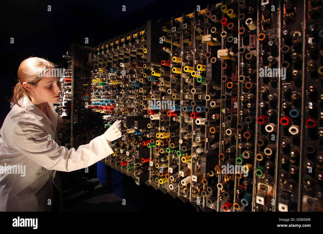 At a preview of the codebreaker hi-res stock photography and images - Alamy