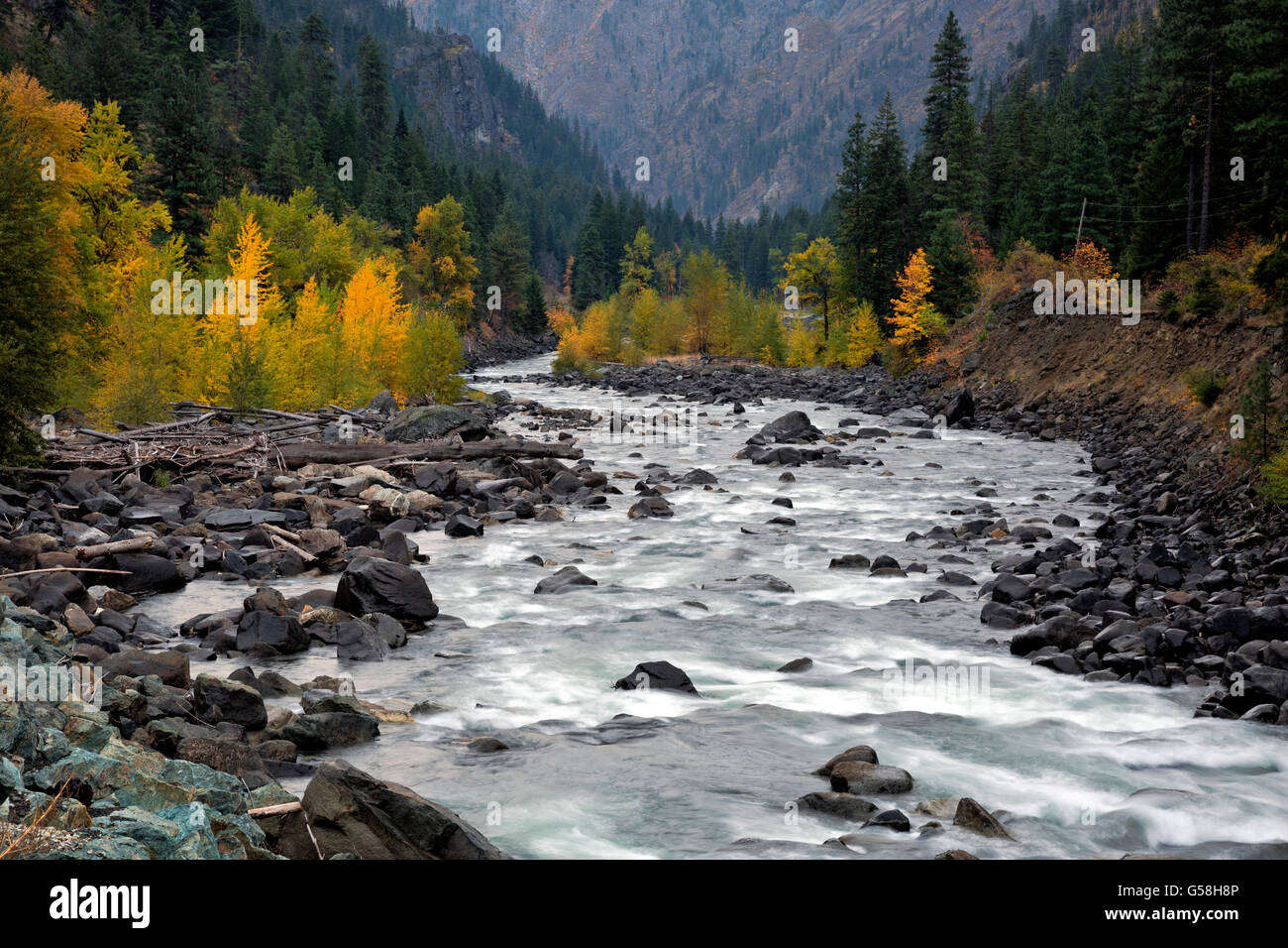 Leavenworth washington river rocks hi-res stock photography and images ...