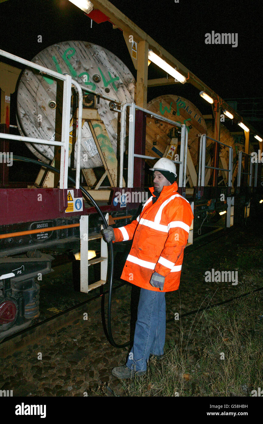 Night shift worker train hi-res stock photography and images - Alamy